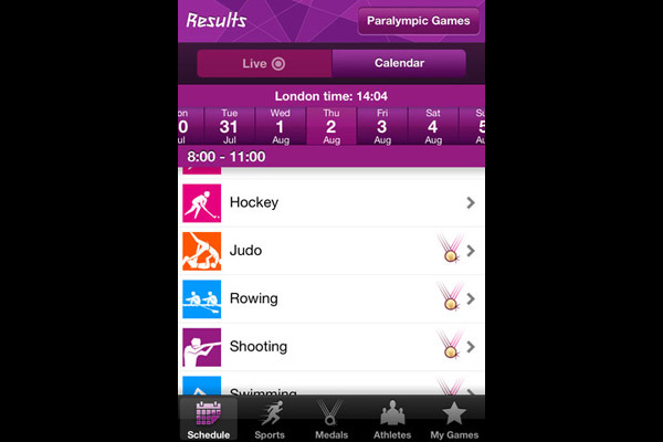 Official Olympic App: London 2012 | TIME's List of Essential Olympics ...